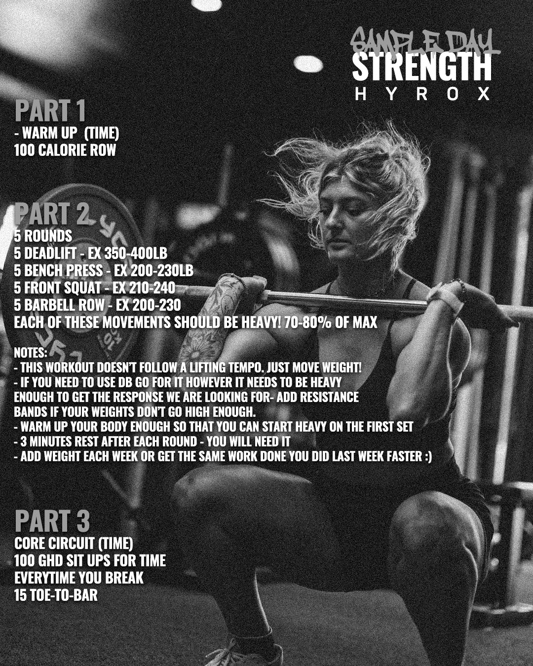 HYROX STRENGTH – Hunter's Academy of Strength